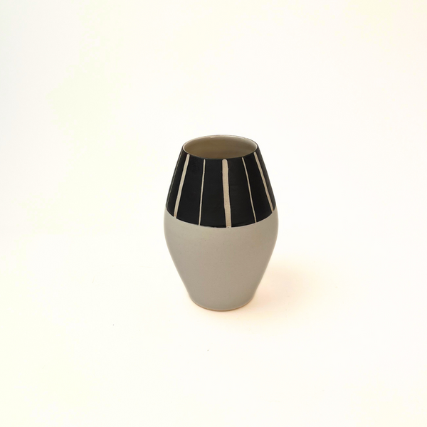 Jessica Wertz Stripe Vase - Museum of New Mexico Foundation Shops
