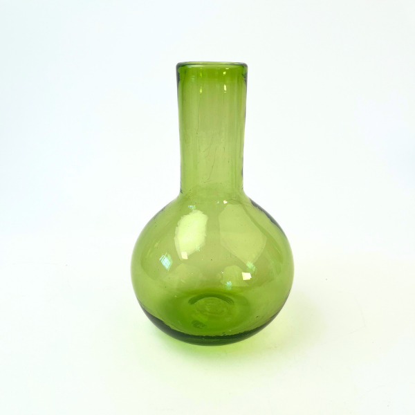 Handblown Lime Glass Carafe - Museum of New Mexico Foundation Shops
