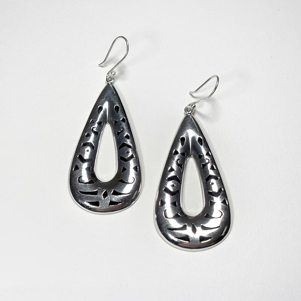 Taxco Silver Earrings - Museum of New Mexico Foundation Shops