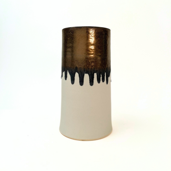 Jessica Wertz White Tall Vase - Museum of New Mexico Foundation Shops