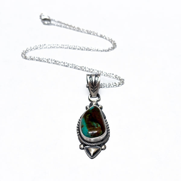 Stanley Parker Turquoise Pendant Necklace - Museum of New Mexico ...