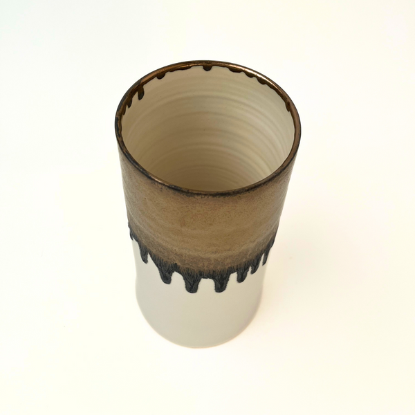 Jessica Wertz White Tall Vase - Museum of New Mexico Foundation Shops