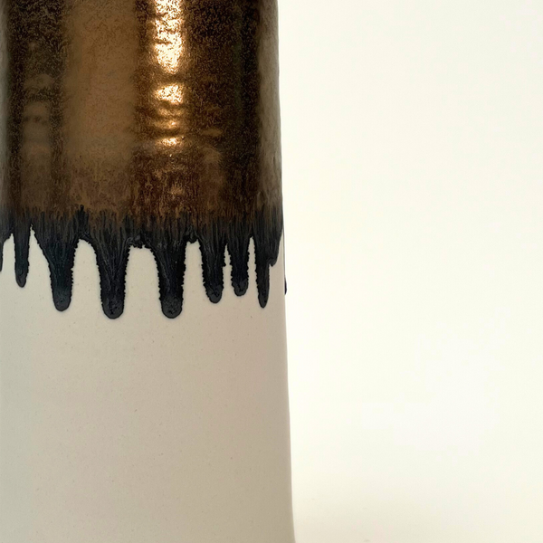 Jessica Wertz White Tall Vase - Museum of New Mexico Foundation Shops