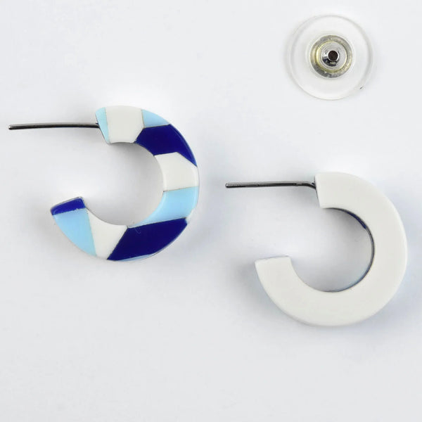 Ideal Mar Azul Hoop Earrings - Museum of New Mexico Foundation Shops
