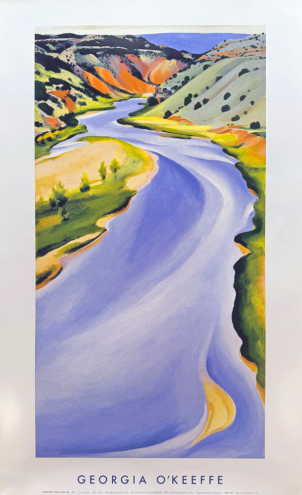 Georgia O'Keeffe Chama Blue River Poster - Museum of New Mexico ...