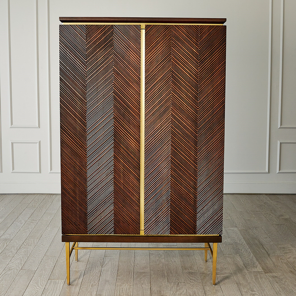 Tall Modern Bar Cabinet