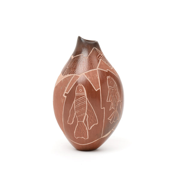 Bernice Suazo-Naranjo Fish Pot - Museum of New Mexico Foundation Shops